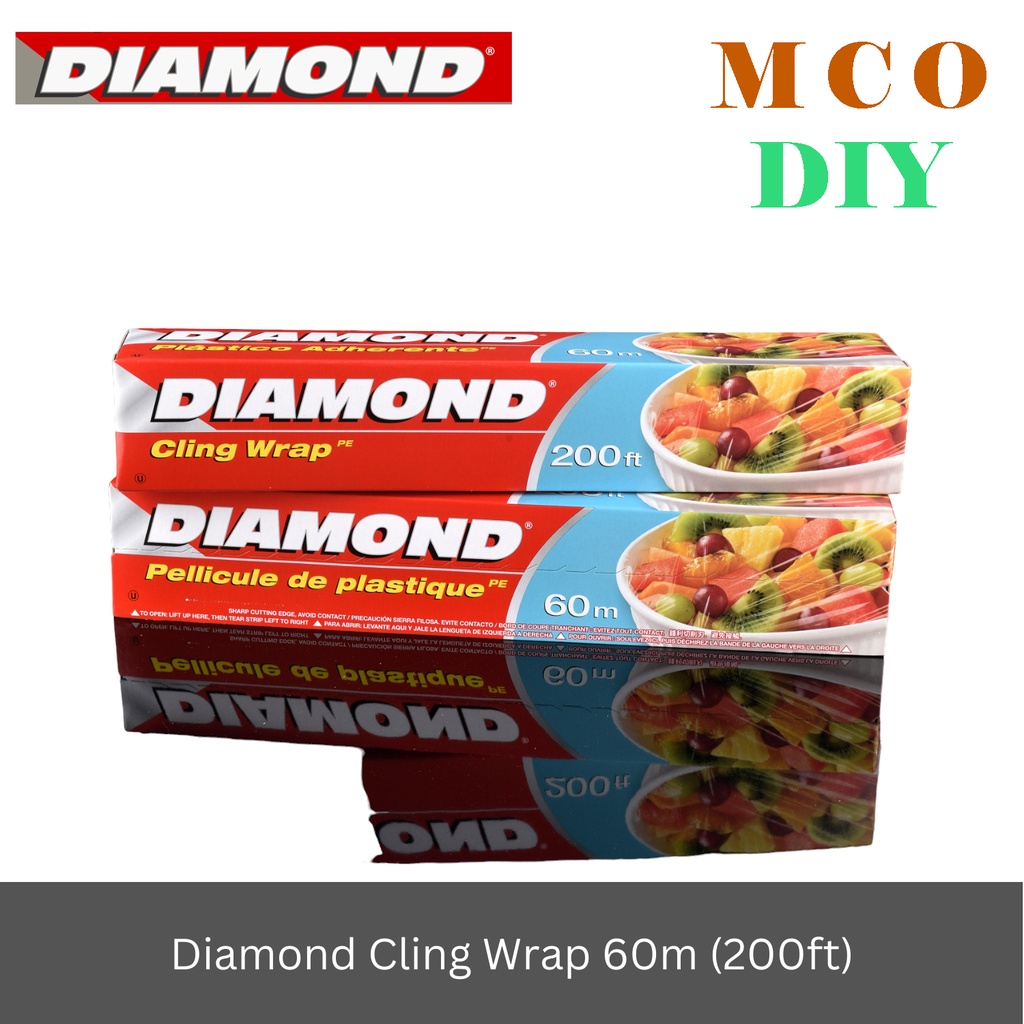 Diamond Cling Wrap 60m (200ft) | Shopee Malaysia