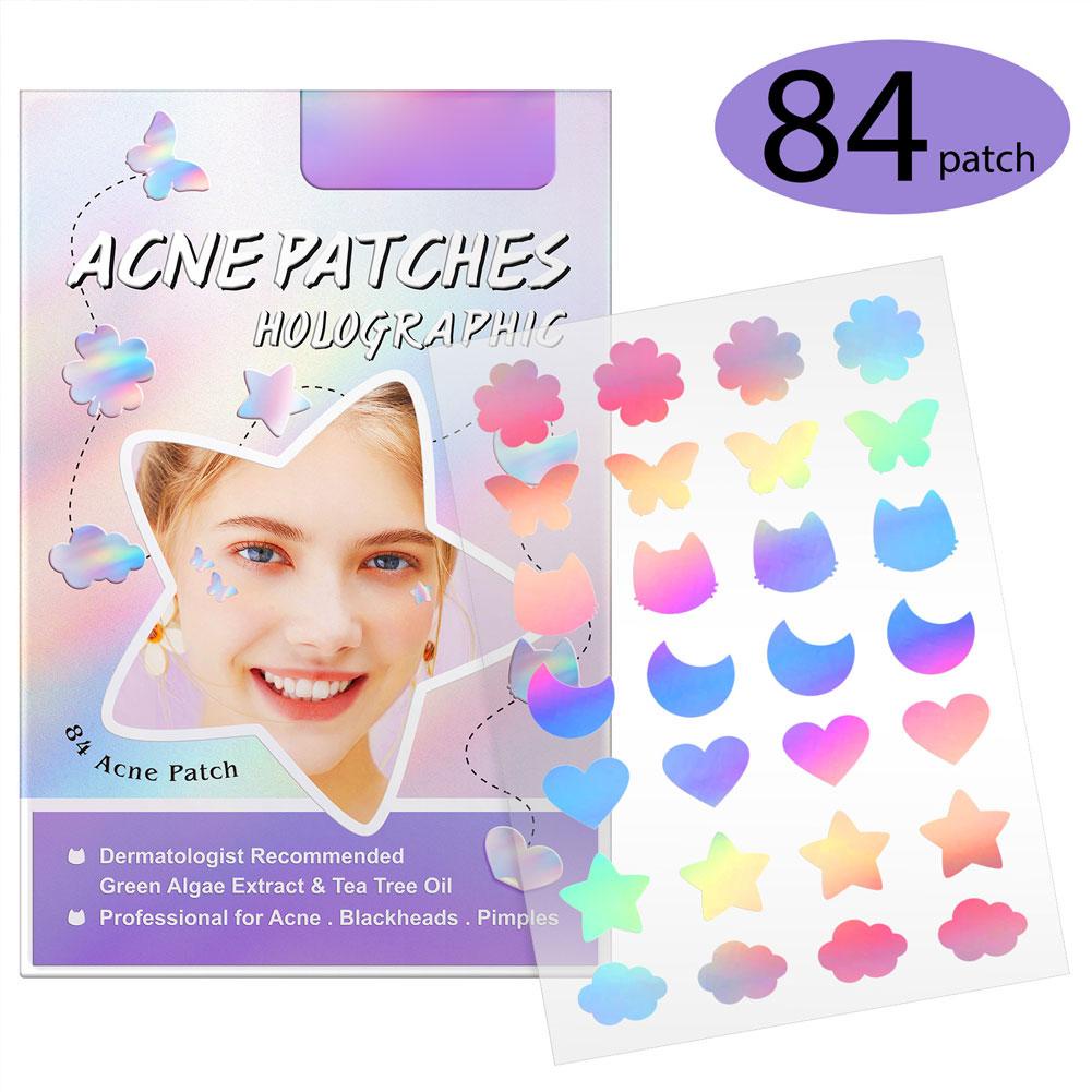 Colourful Pimple Patch Breathable Acne Removing Patch Laser Sticker ...