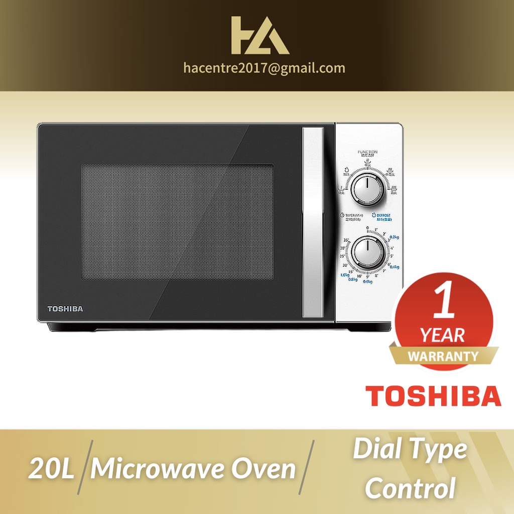 Toshiba 20L Dial Control Microwave Oven MWP-MM20P(WH) | Shopee Malaysia