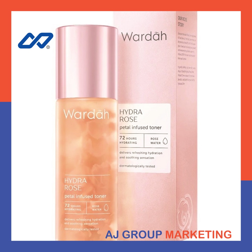Wardah Hydra Rose Petal Infused Toner (100ml) | Shopee Malaysia