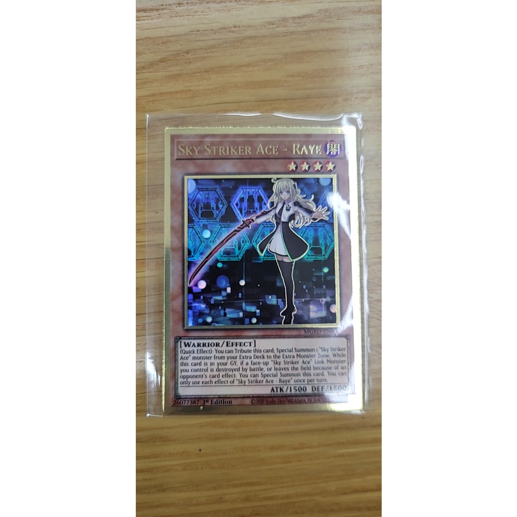 Yugioh Cards - TCG - Sky Striker Ace - Raye / MGED-EN017 (UK) | Shopee ...
