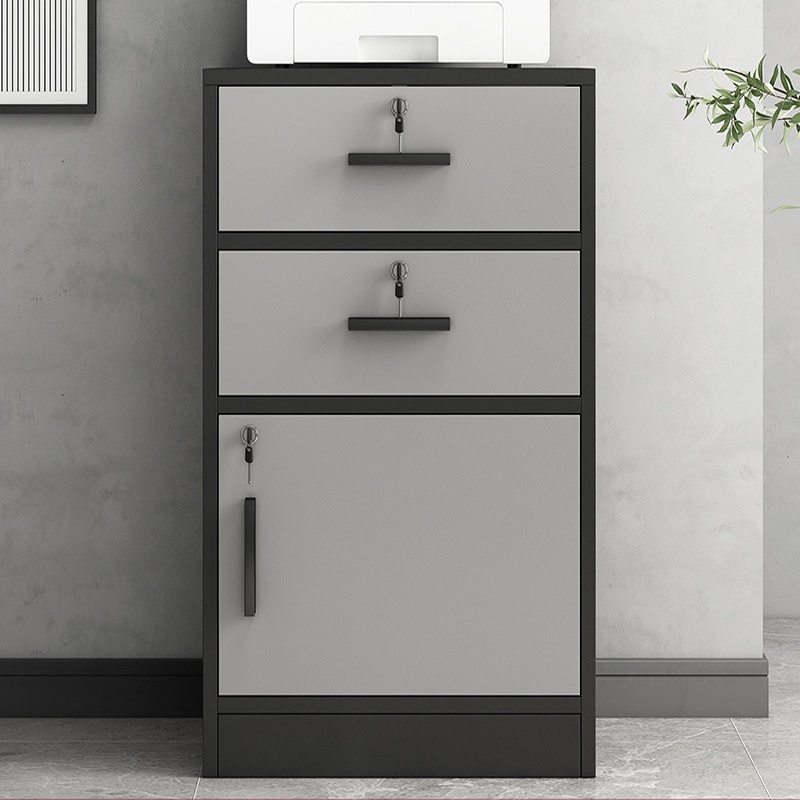 MIZONA File Cabinet Storage Under Desk Locker with Lock Space Saving ...