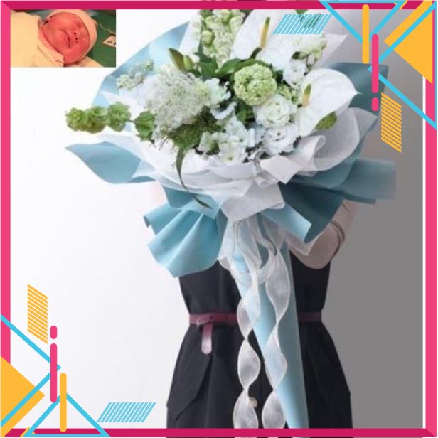 Brocade Flower Wrapping Paper - Korean Brocade, Thick, Good 20 Sheets ...
