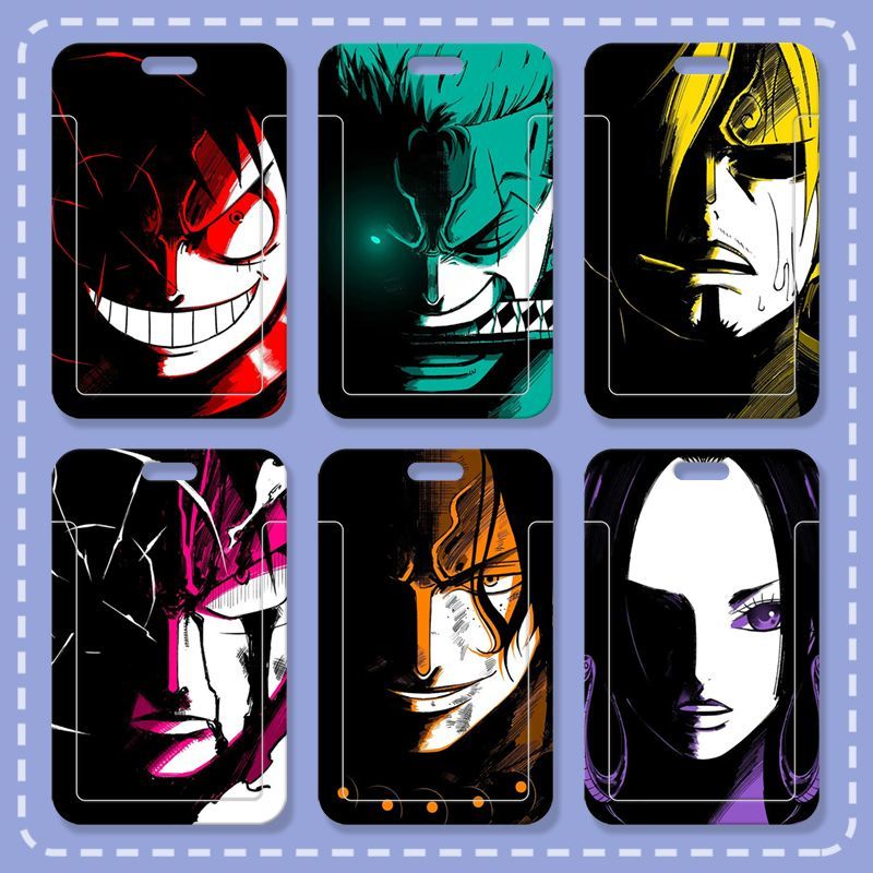 Anime Cartoon One Piece Luffy Zoro New Version Student School ID Card ...