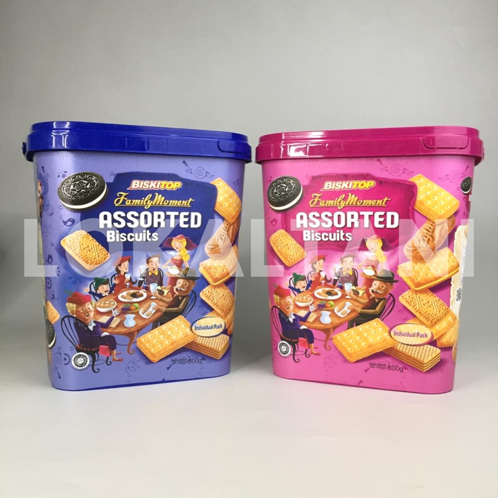 BISKITOP ASSORTED BISCUIT BUCKET 600GRAM | | HALAL | Shopee Malaysia