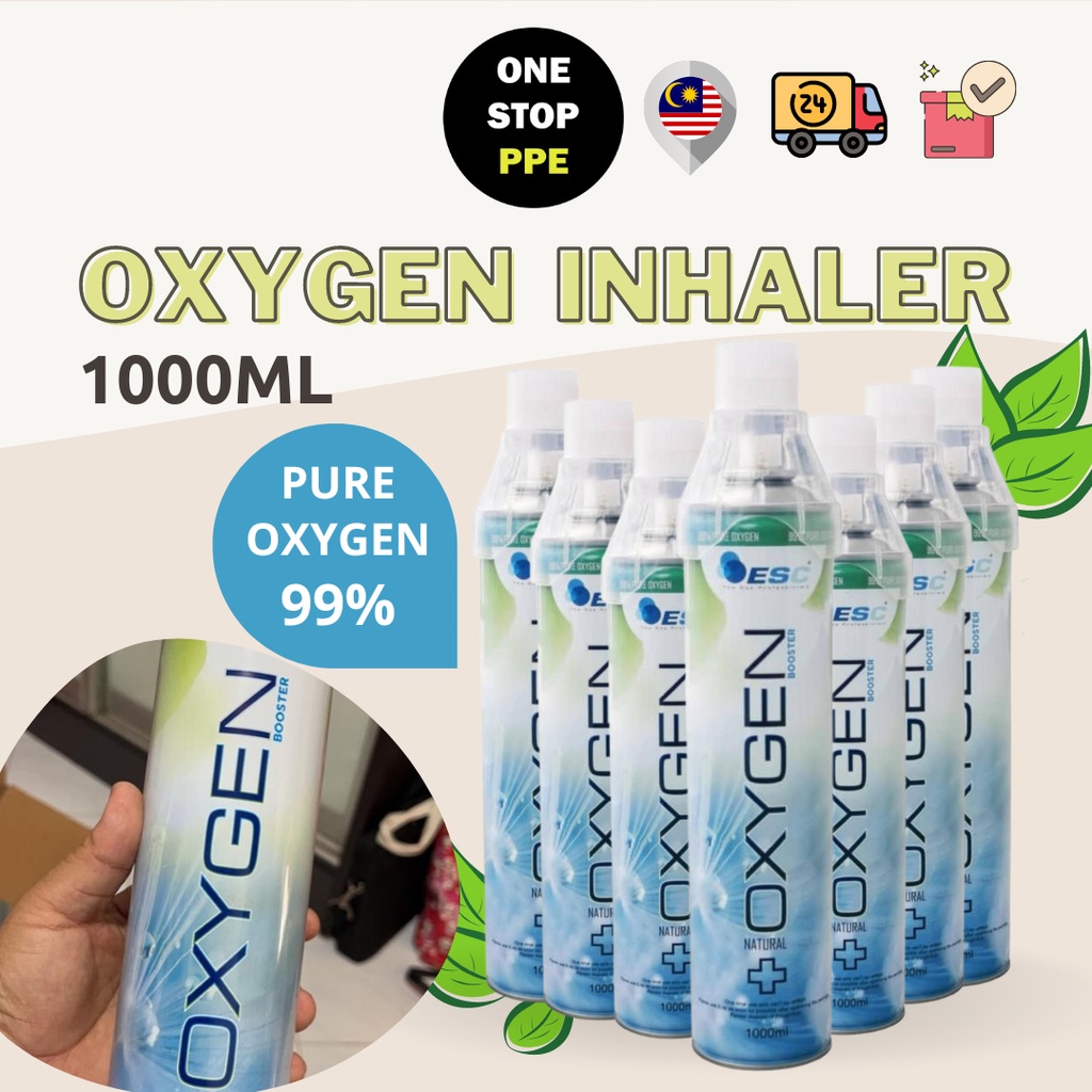 ESC Portable Bottle Oxygen Inhaler / Botol Oksigen Segar Ringan dan ...