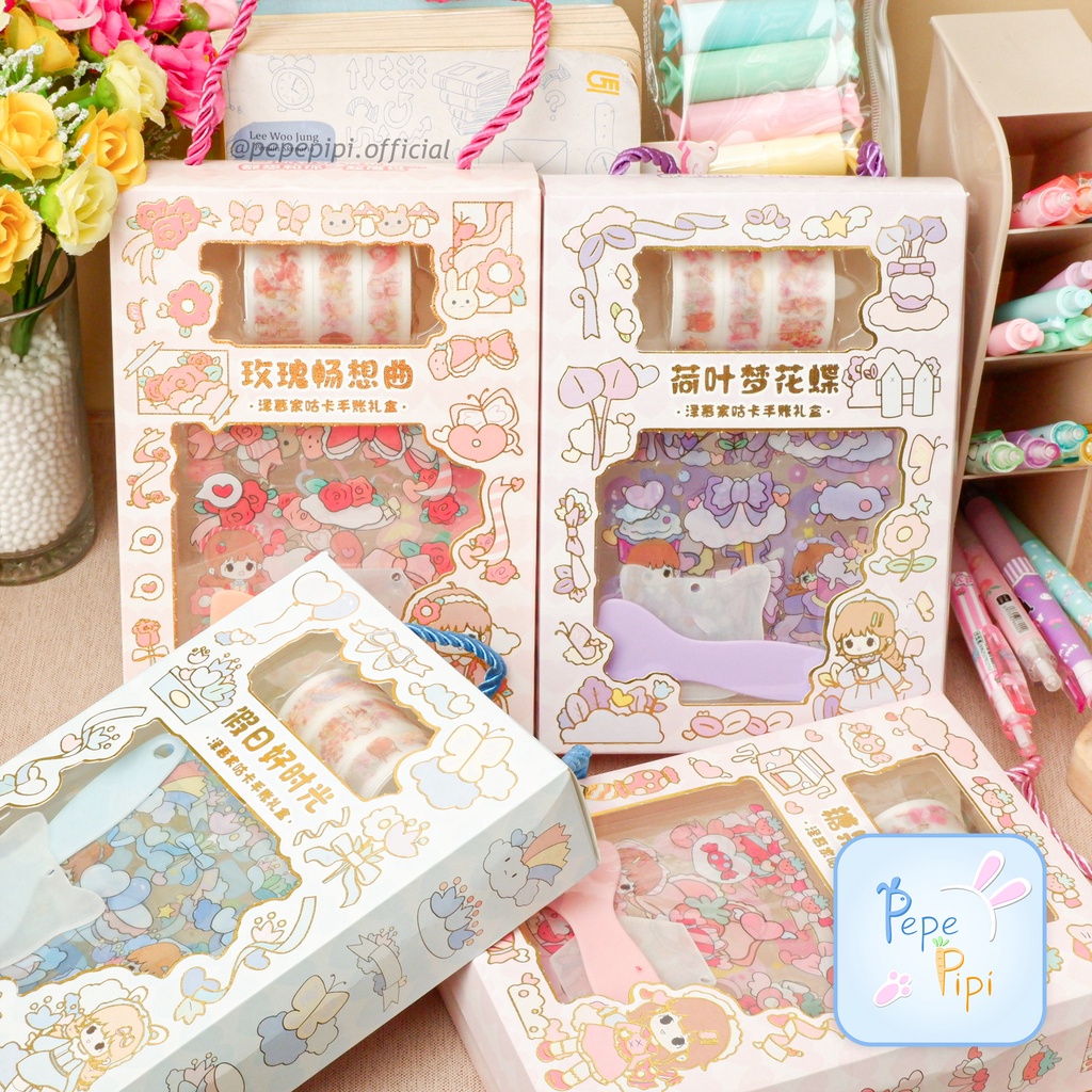 GANTUNGAN Sticker and Washitape SZ - 85 Stickers, Washi, Hanger ...