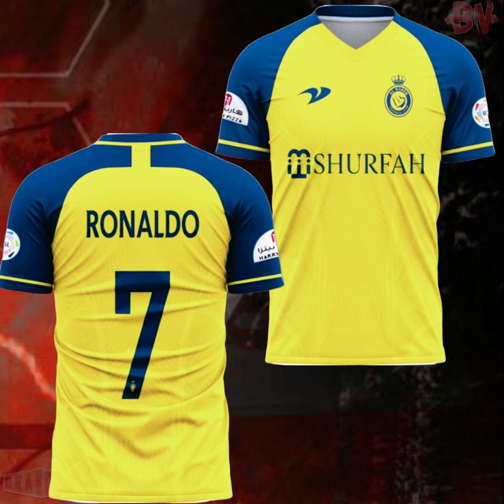 Ronaldo AL NASSR SHURFAH CLUB Ball JERSEY Football Jersey Ronaldo No.7 ...