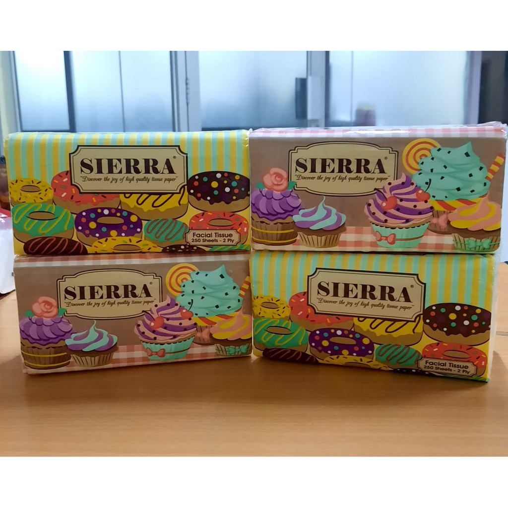 Buy 3 GET 1 FREE (4 PC) Sierra 250 S Facial Tissue - Refill Sheet ...
