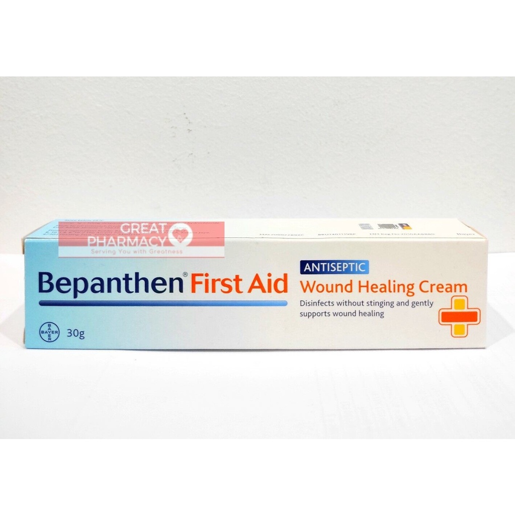 Bepanthen First Aid Antiseptic Wound Healing Cream 30g | Shopee Malaysia