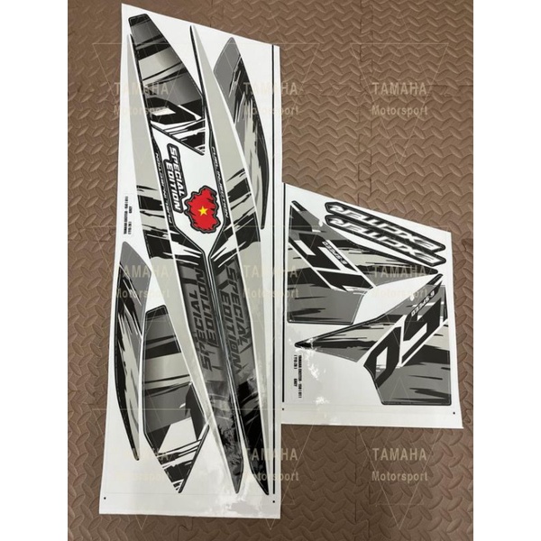 Yamaha Y15 Y15zr Body Cover Stripe Sticker Vietnam special edition ...