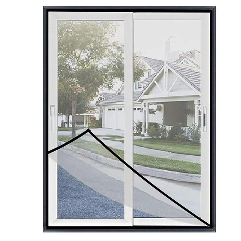 Gray Fiberglass Window Screen Netting Mesh DIY Self-Adhesive Window Net ...