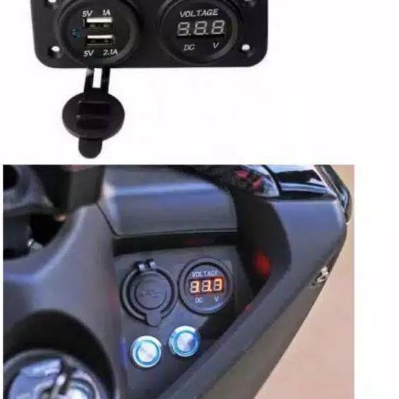 Charger+ Nmaxvoltmetervoltmeter/ NMAX HP CHARGER Recommend!! | Shopee ...
