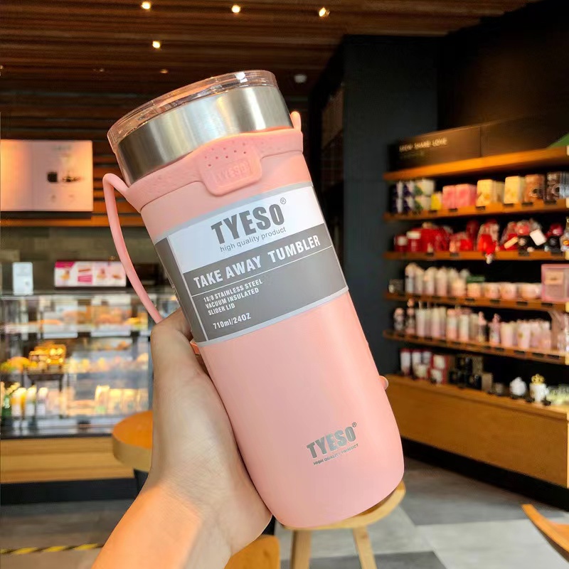 TYESO Tumbler Thermos/Botol Thumbler Tahan Panas/Coffe Mug/Thermos ...