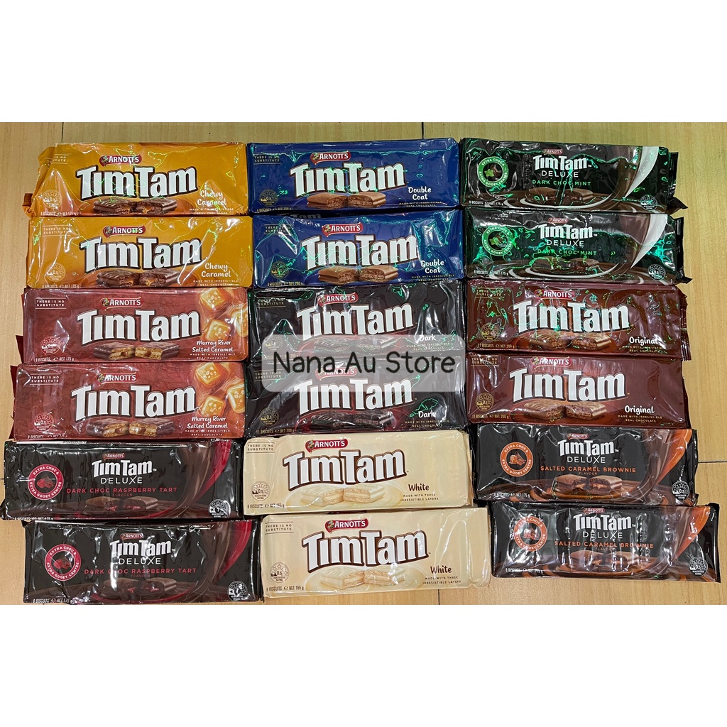Arnott's Tim Tam chocolate covered cookies of all kinds imported from ...
