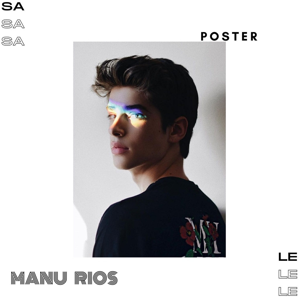 Manu RIOS Wall POSTER - A3/A4 Size (Can Be Custom Picture) | Shopee ...