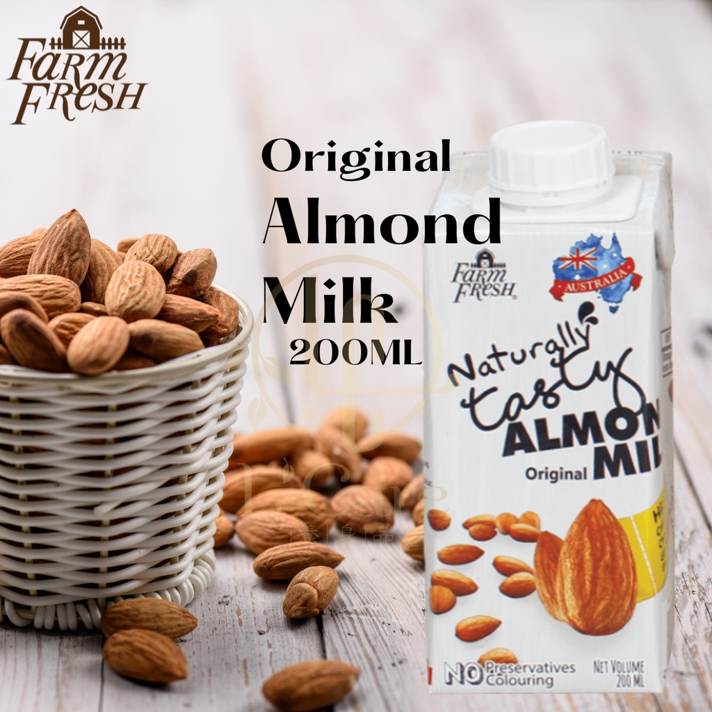 Farm Fresh Almond Milk UHT 200ML Susu Badam | Shopee Malaysia