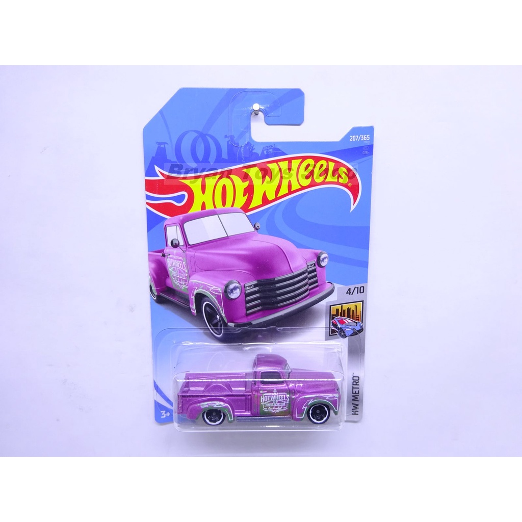 Hot Wheels Card Knock 52 Chevy Pink | Shopee Malaysia