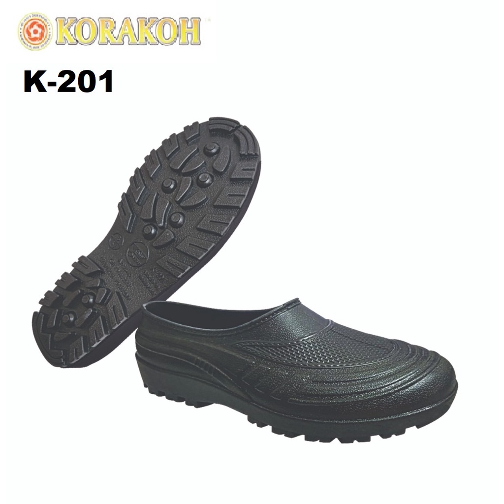 (Size 5-10) Korakoh k-201 Low Cut Non-Slip Waterprofing PVC Rubber ...