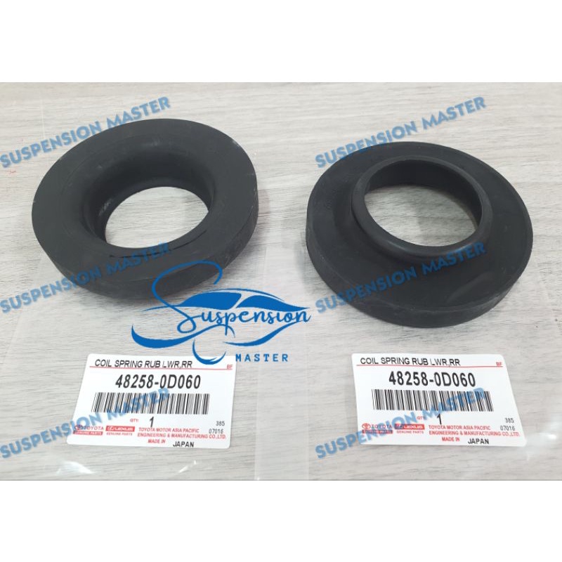 2 IN 1 SET - REAR COIL SPRING RUBBER LOWER - TOYOTA VIOS NCP42 (2002 ...