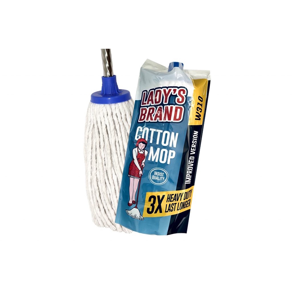 (Ready Stock) White mop/ Cotton Mop Head / Mop / Pel Kain Tuala 拖把头 ...