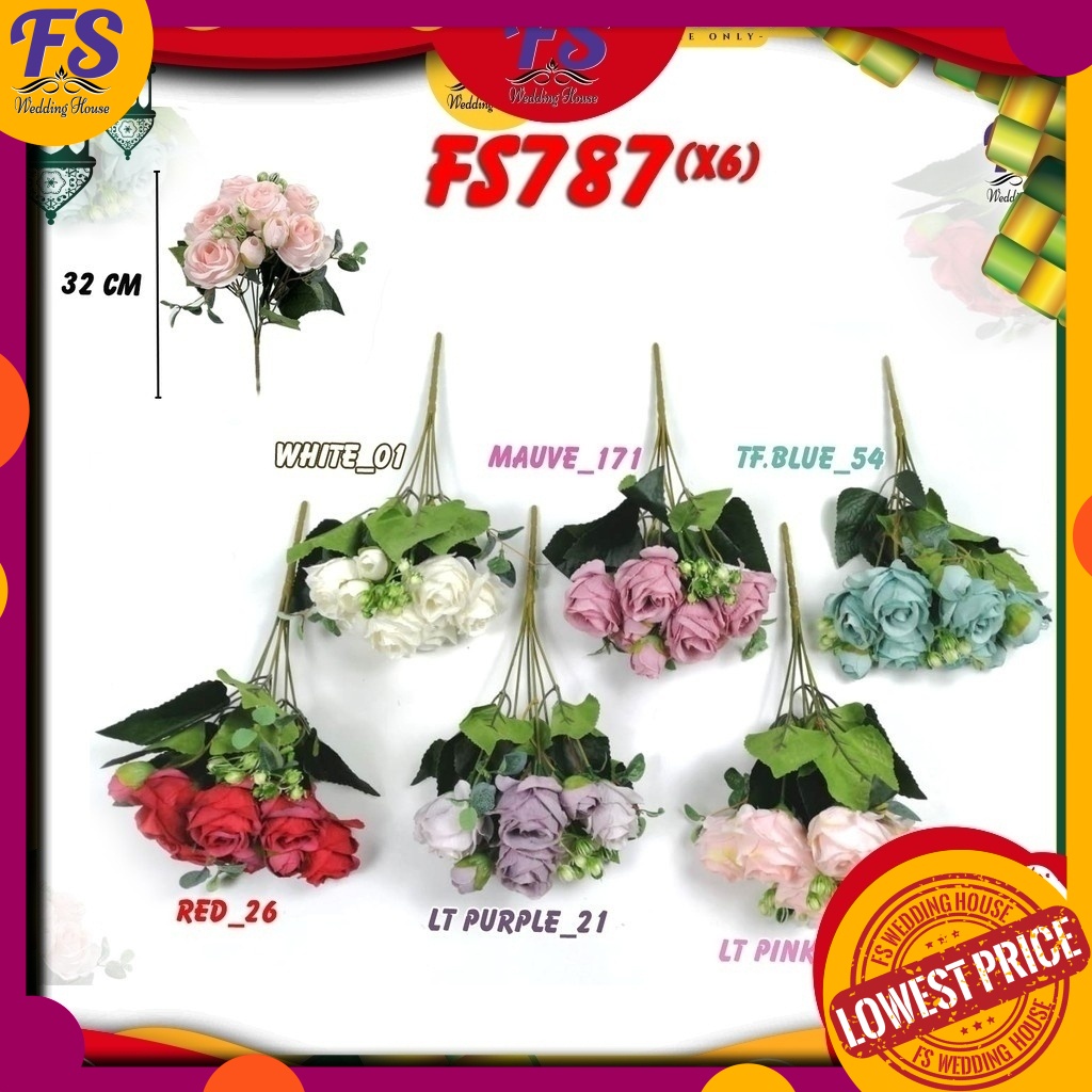 Artificial Flower / Bunga Hiasan / Indoor & Outdoor Decoration / Bunga ...