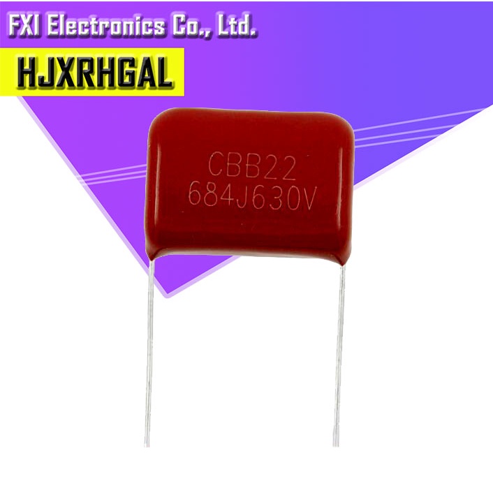 10PCS 630V684J 0.68UF Pitch 20MM 684 630V 680nf CBB Polypropylene film ...