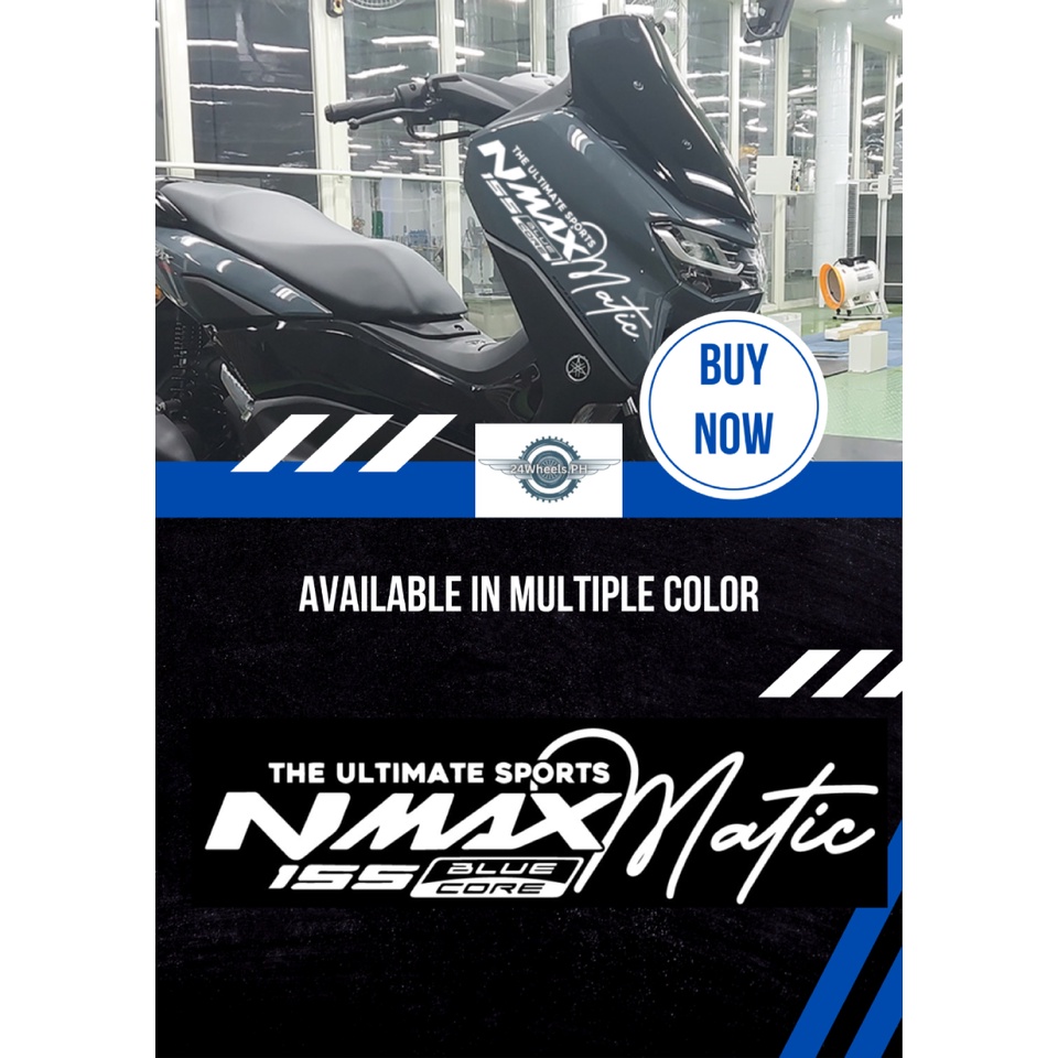THE ULTIMATE SPORTS MATIC NMAX 155 BLUE CORE SIDE FAIRING STICKER / FOR ...