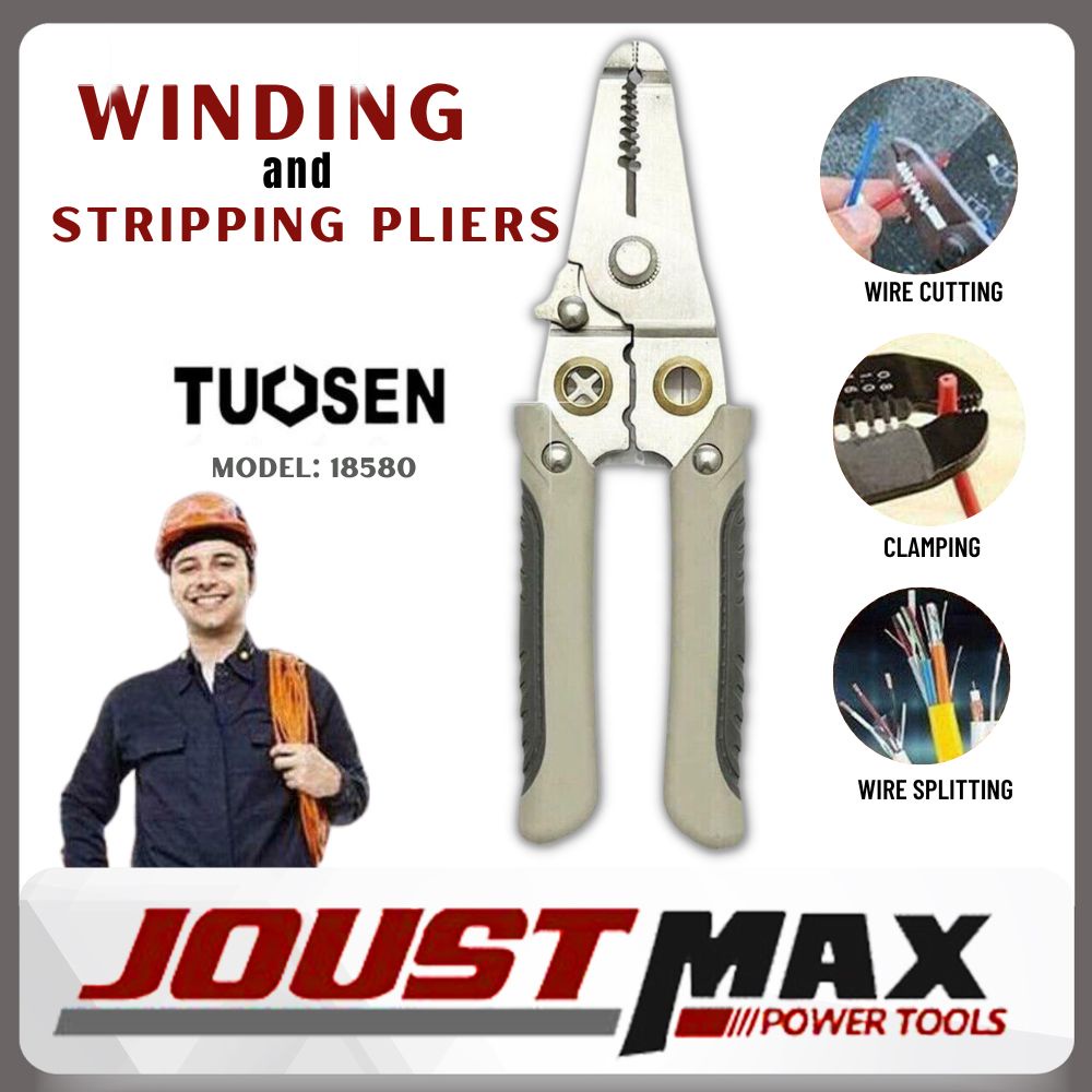 TUOSEN Wire Stripper Multi-functional Splitting Pliers Cable Cutter ...