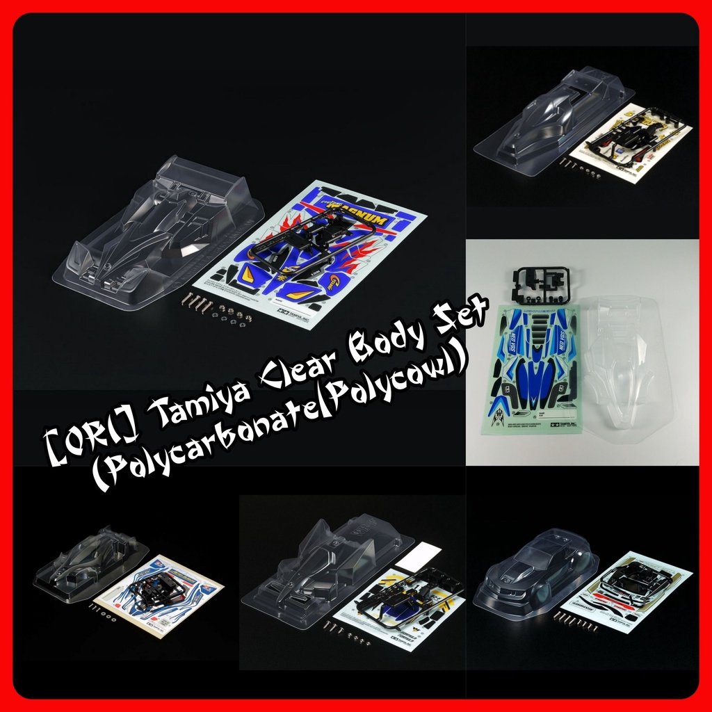 [ORI] Tamiya Clear Body Set (Polycarbonate | Polycowl) | Shopee Malaysia