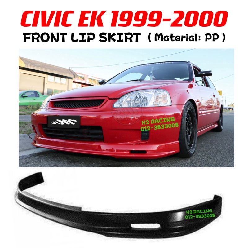 CIVIC EK FRONT LIP SKIRT (material: pu) | Shopee Malaysia
