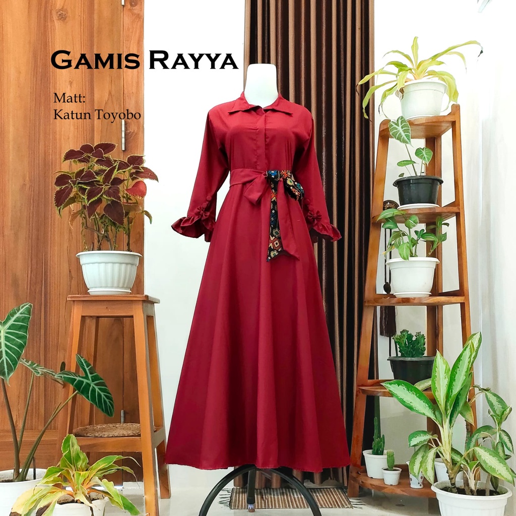 KATUN 14.2 Rayya Gamis Cotton Material Toyobo Family Prom Dresses Set ...