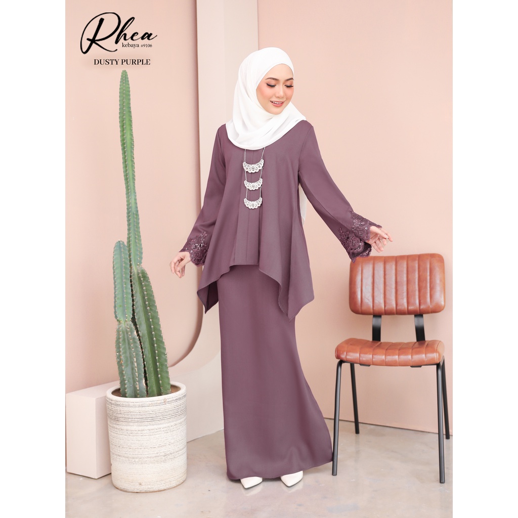 ‼️SPECIAL OFFER PRICE ‼️ RHEA KEBAYA MODERN (DUSTY PURPLE) 9106 / P9106 ...
