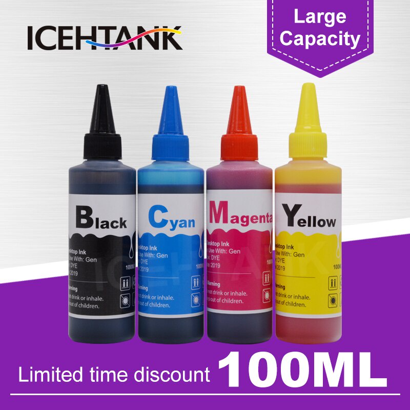 4 Color Dye Ink Refill Kit For Canon iP7270,iP8770, iX6770, iX6870 ...