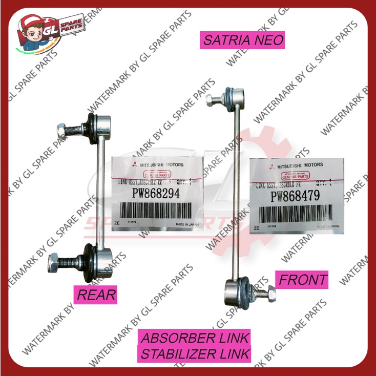 ABSORBER LINK PROTON SATRIA NEO (FRONT/REAR) STABILIZER LINK | Shopee ...