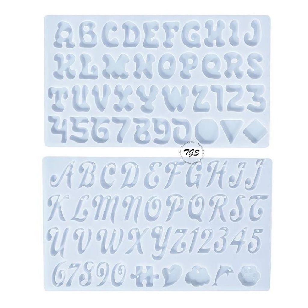 TGS Alphabet numeric Silicone Mold 26 English Alphabets | Shopee Malaysia