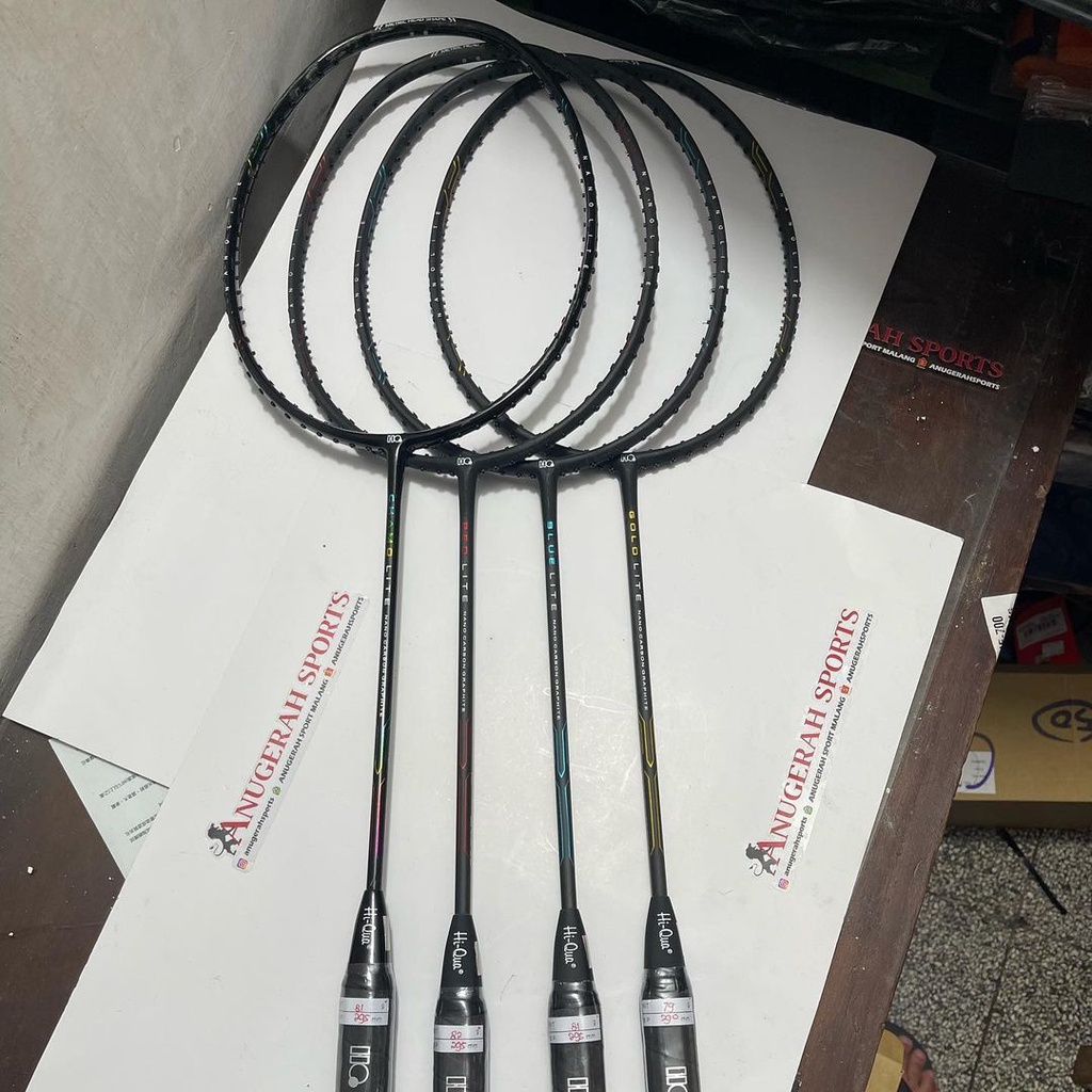 Hi-qua Badminton Racket/HIQUA Chamo-Red-Blue-Gold LITE ORIGINAL ...