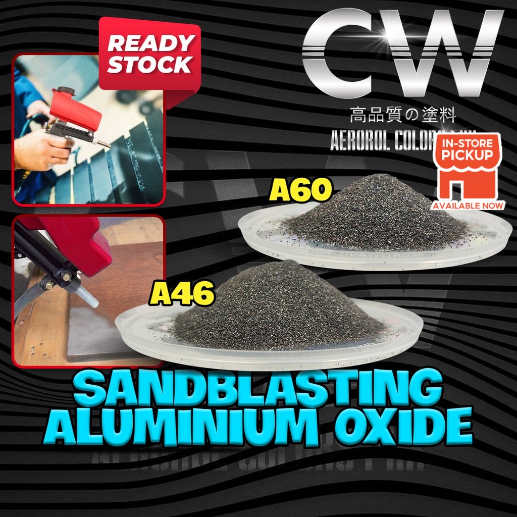 [ Sandblasting Aluminium Oxide 1KG ] #46 & #60 Pasir Sand Blasting ...