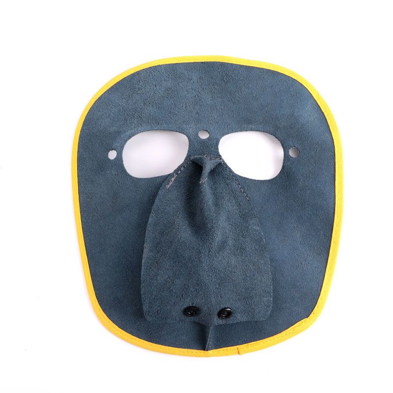 Face Mask Cowhide Welding Face Mask Face Protection Lightweight Head ...