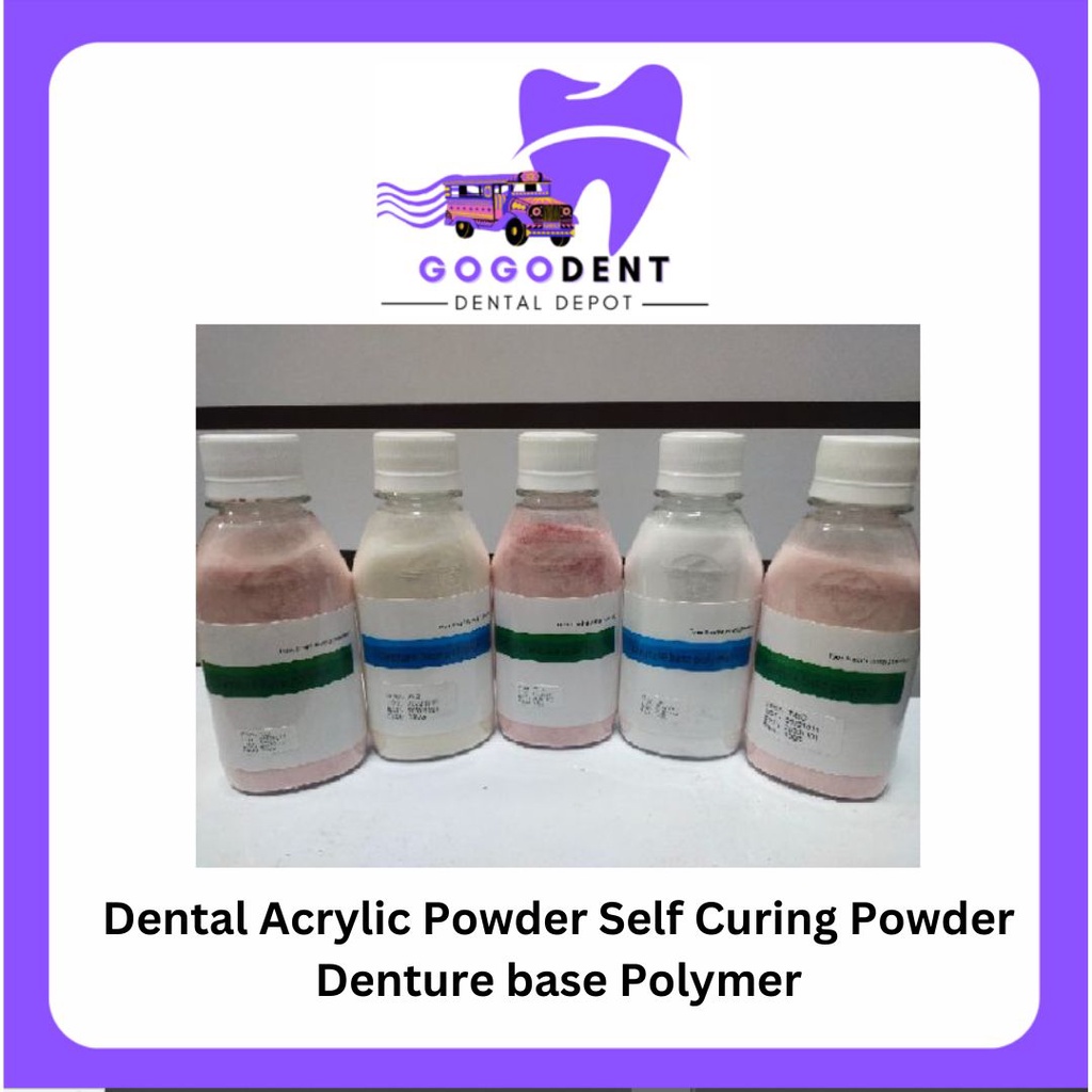 Dental Acrylic Powder Self Curing Powder Denture base Polymer 100g ...
