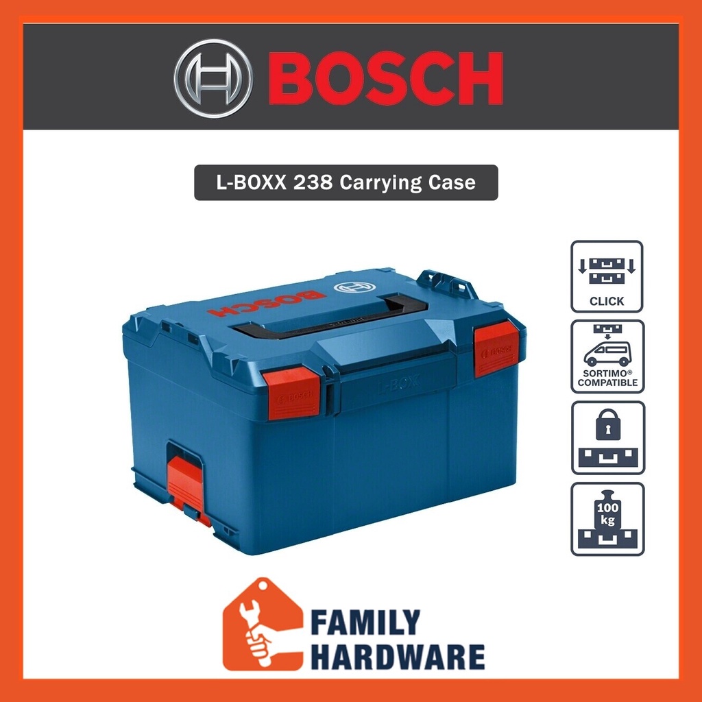 BOSCH L-BOXX 238 Carrying Case Professional Tool Box L BOXX Kotak ...