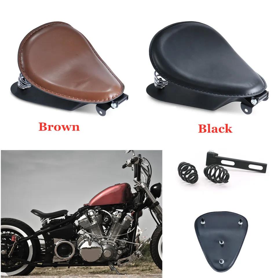Motorcycle Accessories Springs Mount Driver Solo Seat Cushion For ...