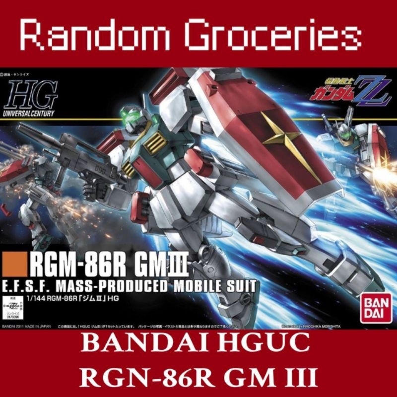 BANDAI HGUC RGM-86R GM III 1/144 GUNDAM RM | Shopee Malaysia