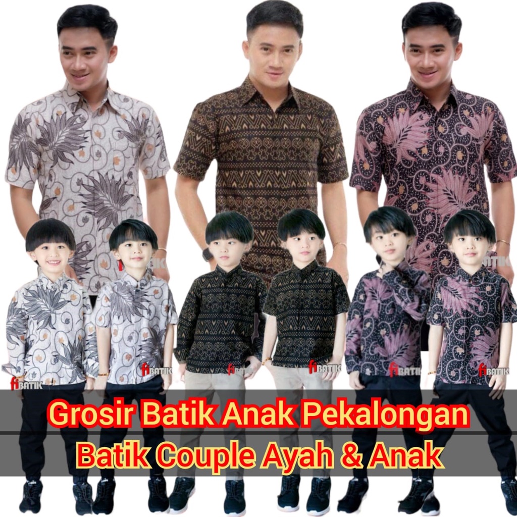 KEMEJA Wholesale Pekalongan Children's Batik - Modern Couple Batik ...