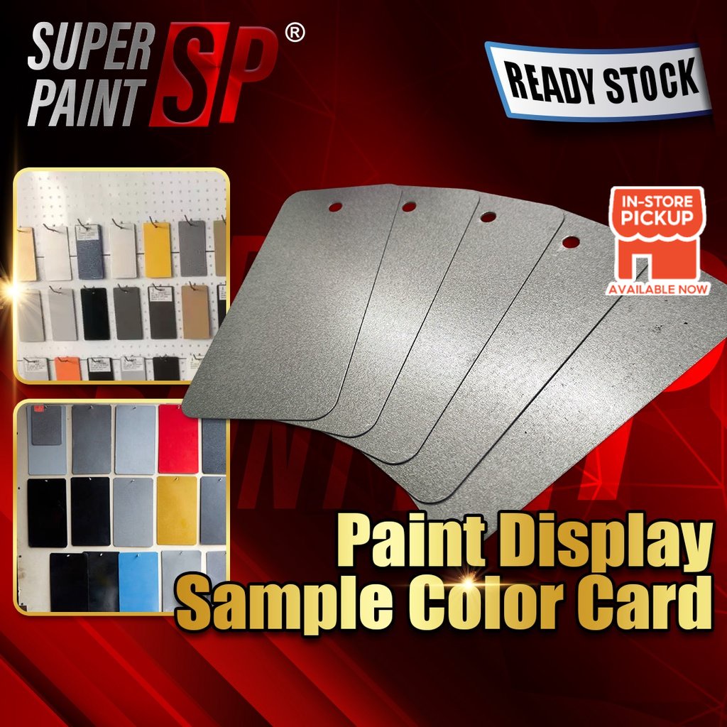 (Clearance) Professional 【Car Paint Sample Display Panel 】Car Color ...