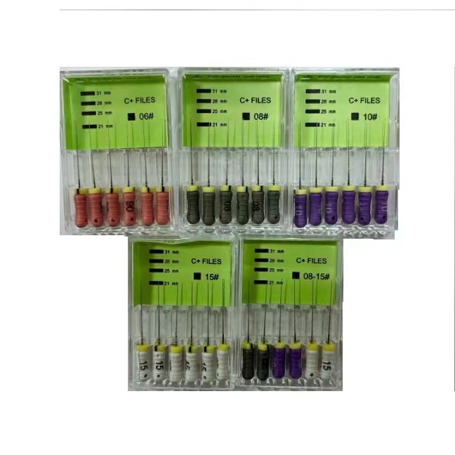 6Pcs/pack Dental C plus Files Stainless Steel Endo Files Endodontics ...