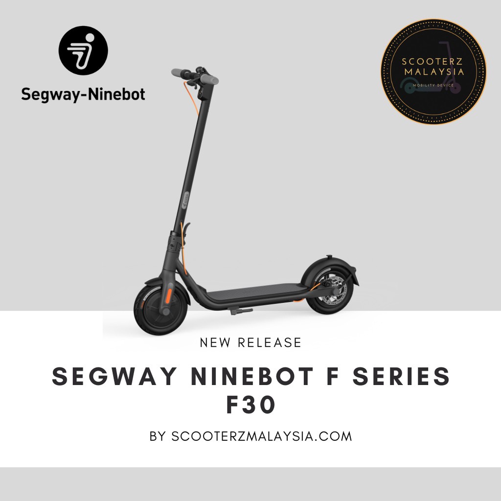 Segway-Ninebot F Series F30 Electric Scooter (300W, 30km Range, 25kmh ...