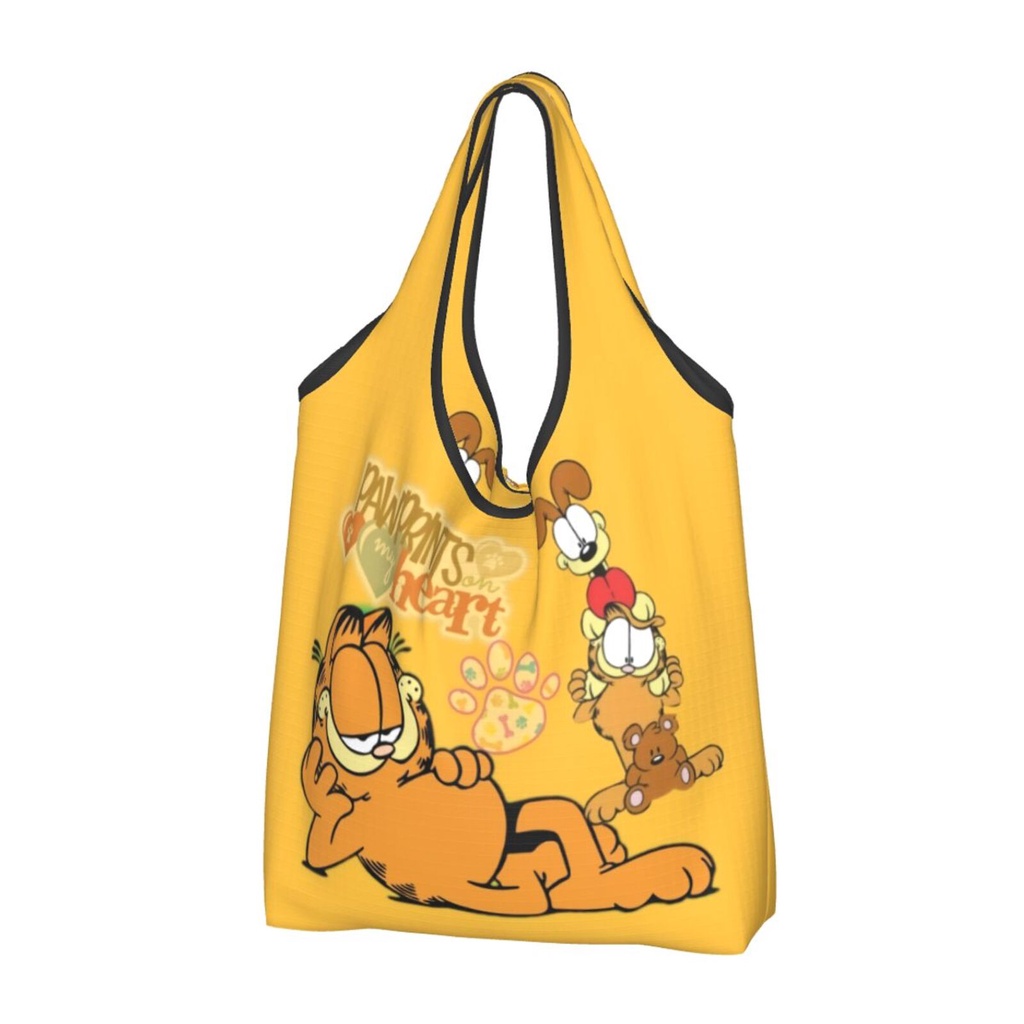 Garfield Portable Shopping Bag Foldable Carry-On Reusable Shopping Bag ...