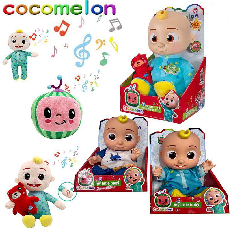 Hychumey Coco-melon Music Doll Coco-melon Music Toys Soft Melon Baby ...
