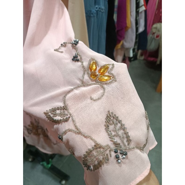 Baju Kurung Raya Warna Peach | Shopee Malaysia